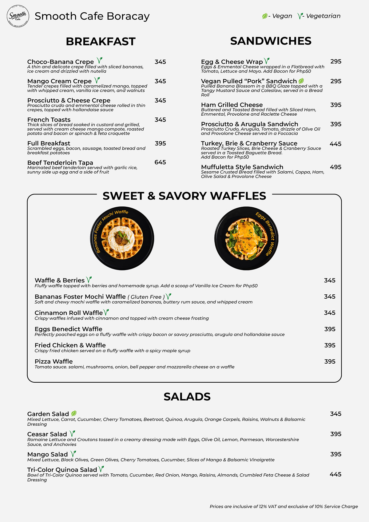 Menu – Smooth Cafe